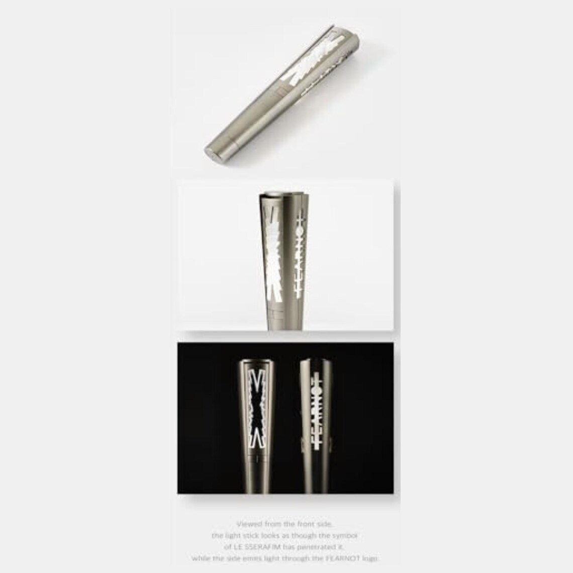 LE SSERAFIM Official Light Stick | FEARNOT Fanlight | K-pop Concert ...