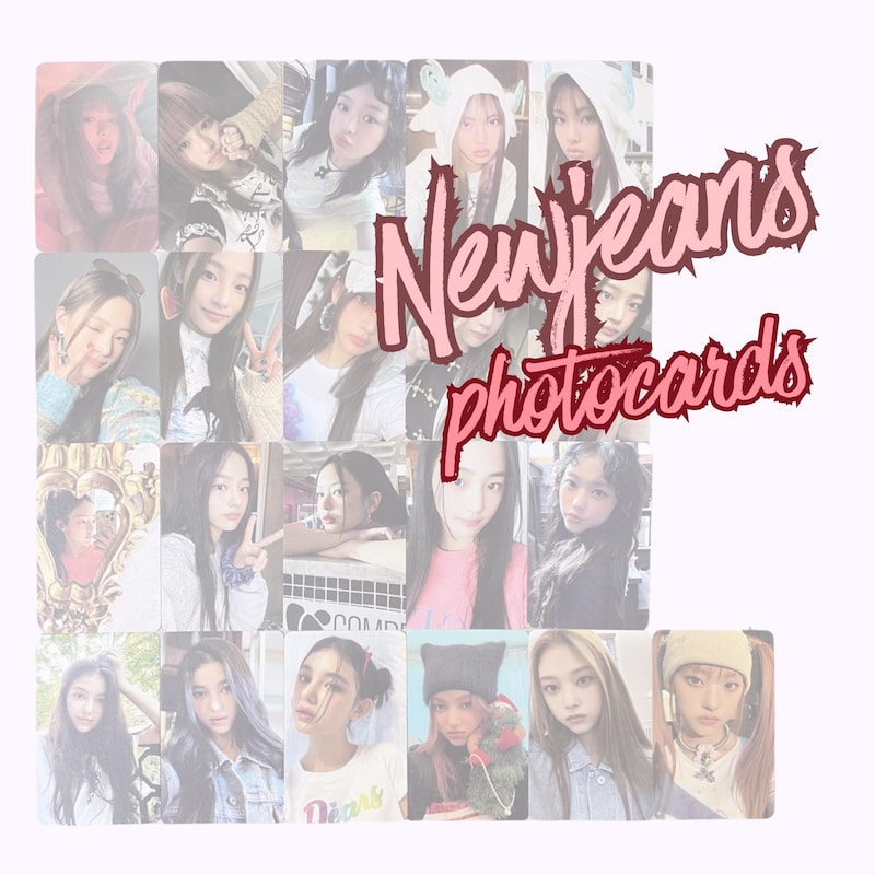 Official Newjeans Photocards - Etsy