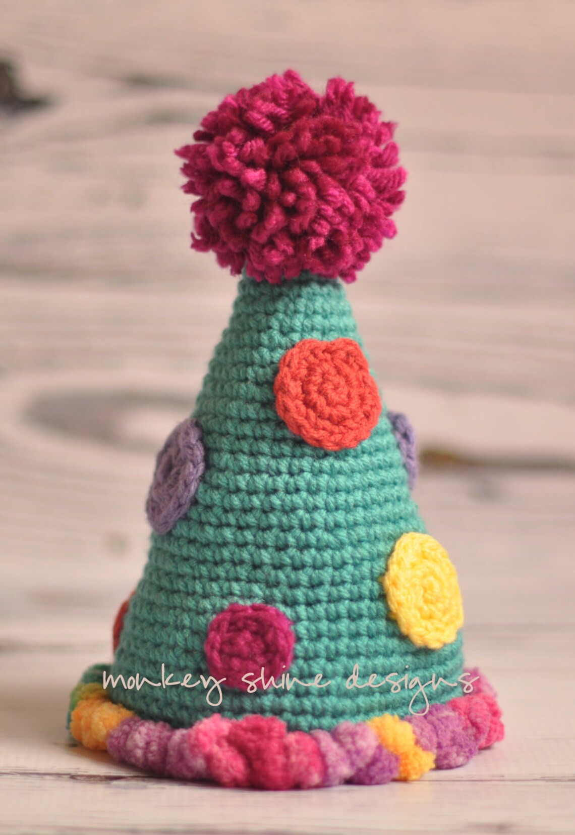 Birthday Hat PDF Crochet Pattern - Etsy