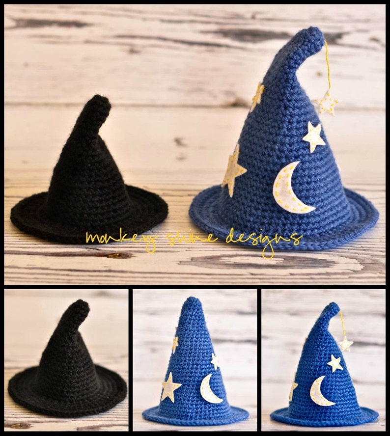 Wizard or Witch's Hat PDF Crochet Pattern - Etsy