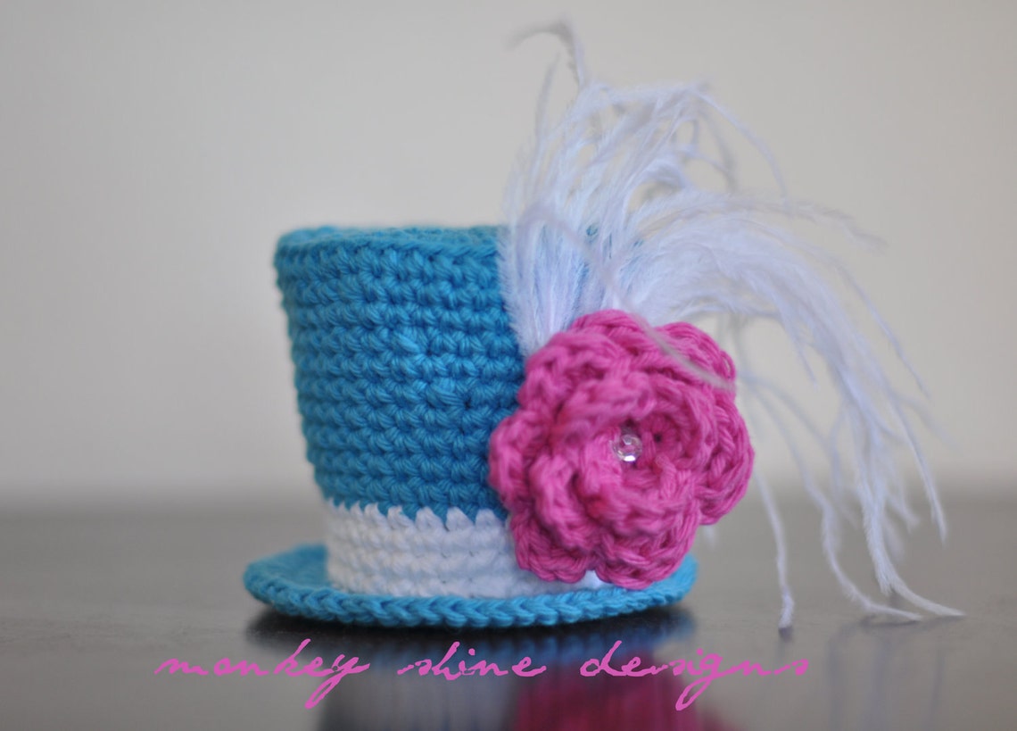 Mini Top Hat PDF CROCHET PATTERN - Etsy