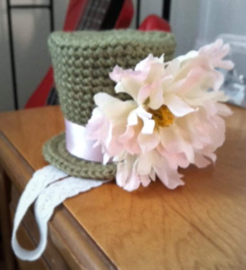 Mini Top Hat PDF CROCHET PATTERN - Etsy Israel