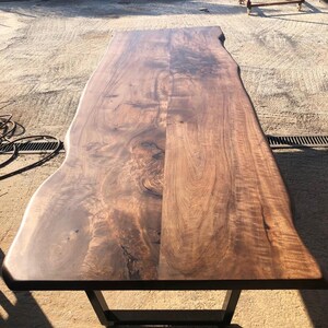 Luxury Walnut Table, Large Dining or Conference Table, Custom Solid ...
