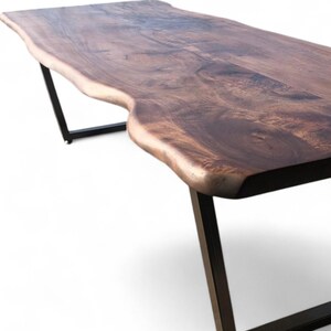 Luxury Walnut Table, Large Dining or Conference Table, Custom Solid ...