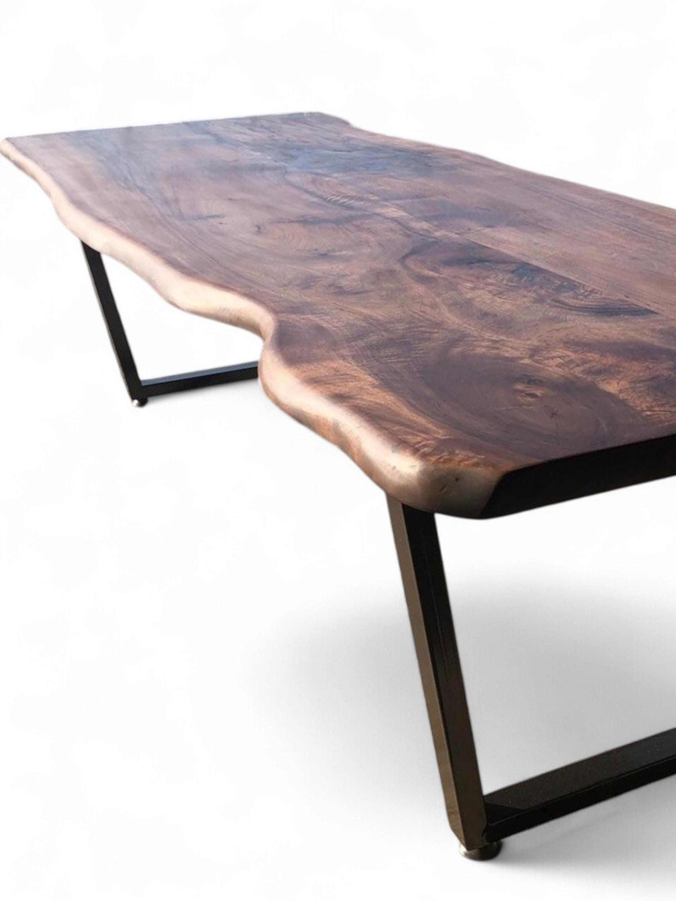 Luxury Walnut Table, Large Dining or Conference Table, Custom Solid ...