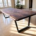 Luxury Walnut Table, Large Dining or Conference Table, Custom Solid ...