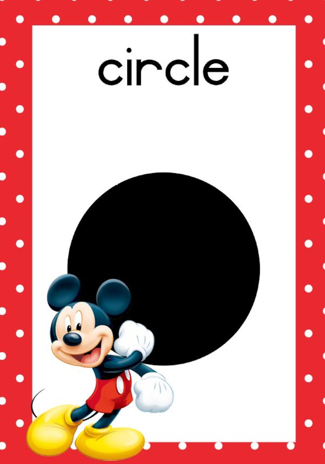 Mickey Mouse Theme Classroom Decor Set - Etsy