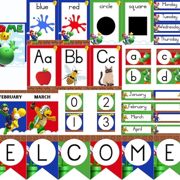 Super Mario Poster - Etsy