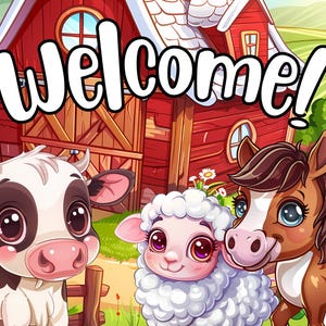 Farm Animals Theme Classroom Decor Set - Etsy