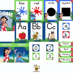 Blue Alien Classroom Decor Set - Etsy