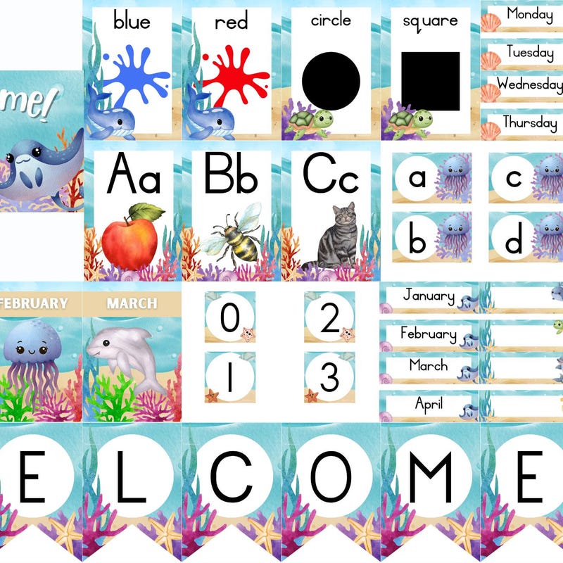 Ocean Theme Classroom - Etsy