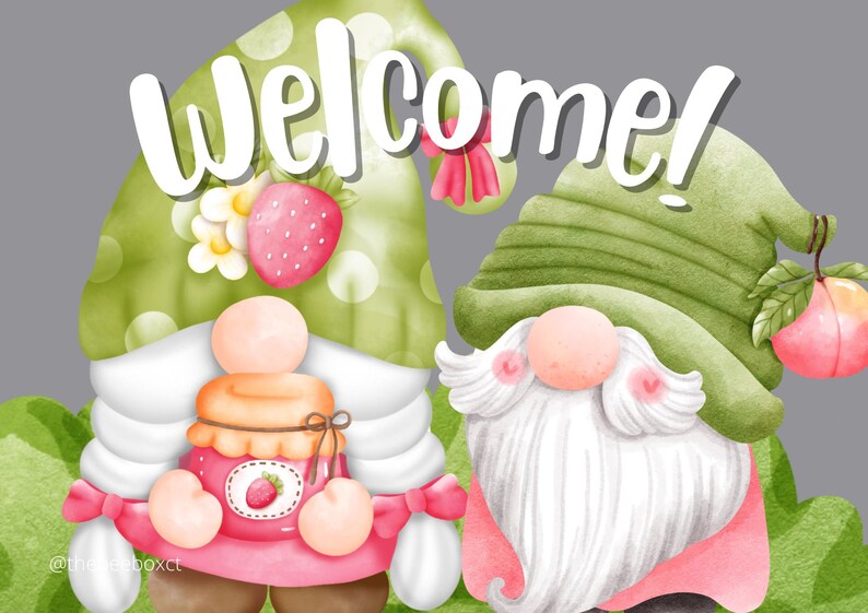 Strawberry Gnomes Classroom Decor Set - Etsy