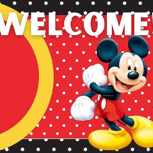 Mickey Mouse Theme Classroom Decor Set - Etsy