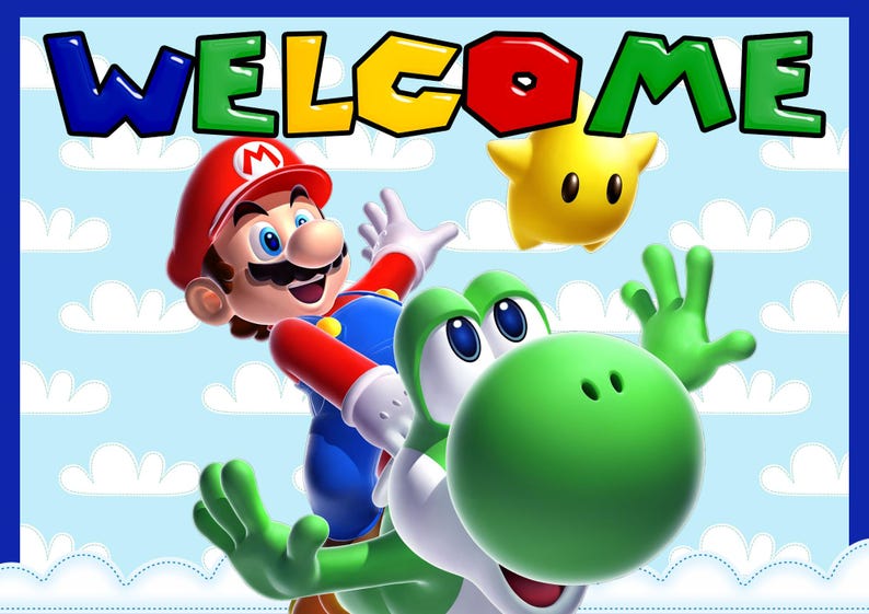 Mario Man Theme Classroom Decor Set - Etsy