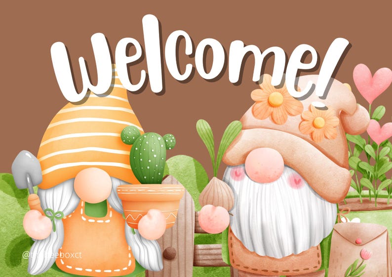 Garden Gnomes Classroom Decor Set - Etsy