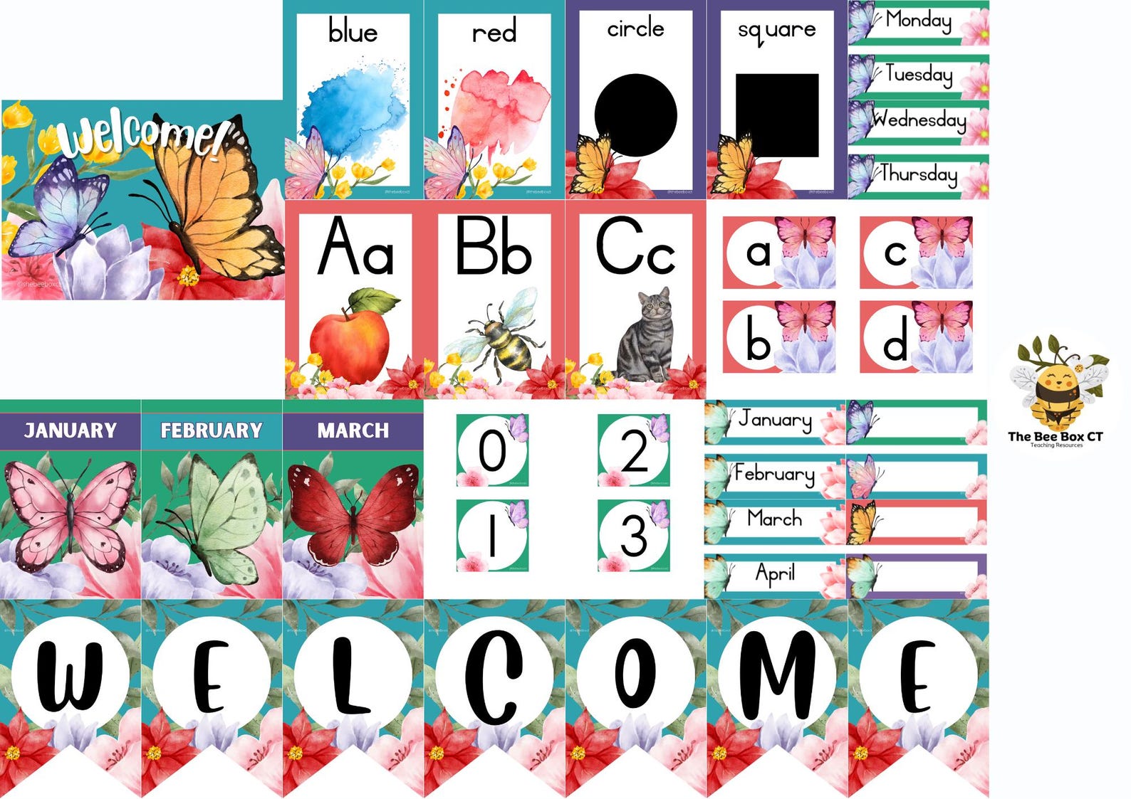 Butterfly Theme Classroom Decor Set - Etsy