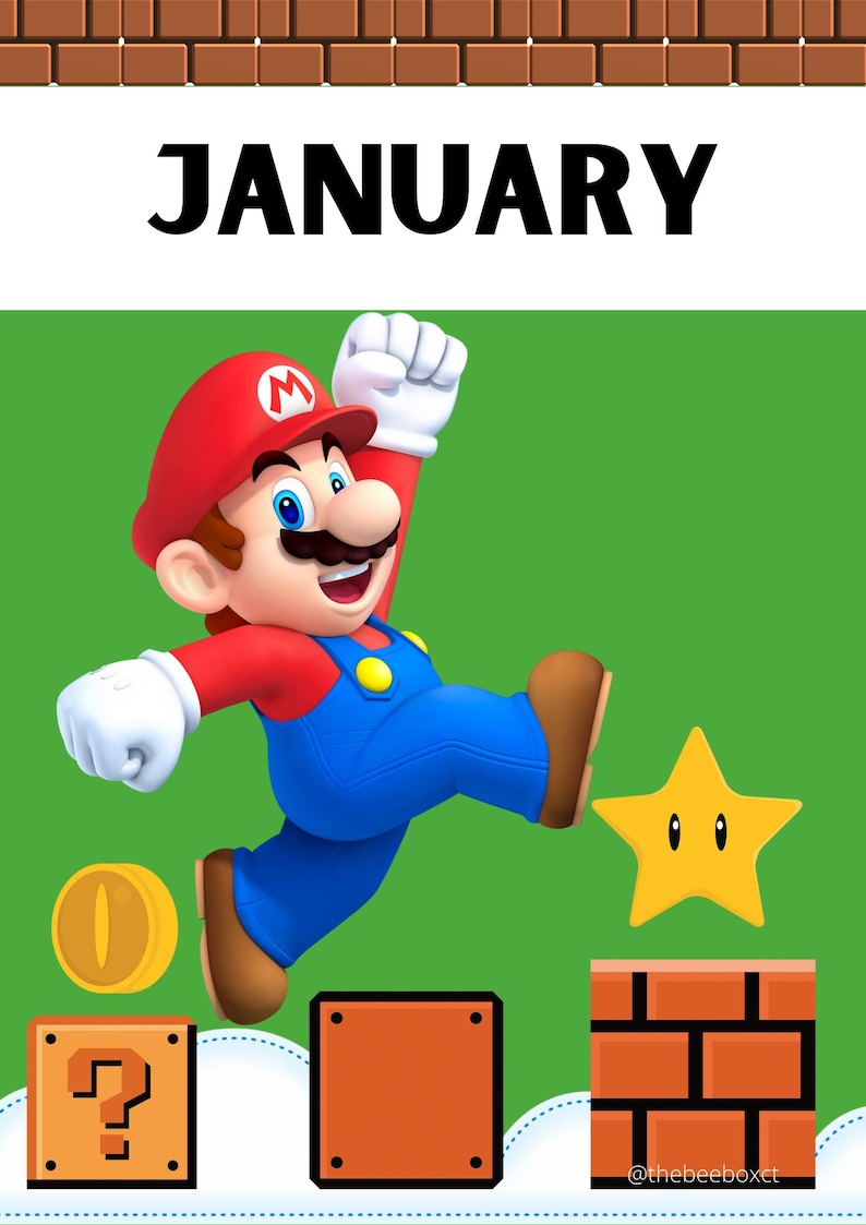 Mario Man Theme Classroom Decor Set - Etsy