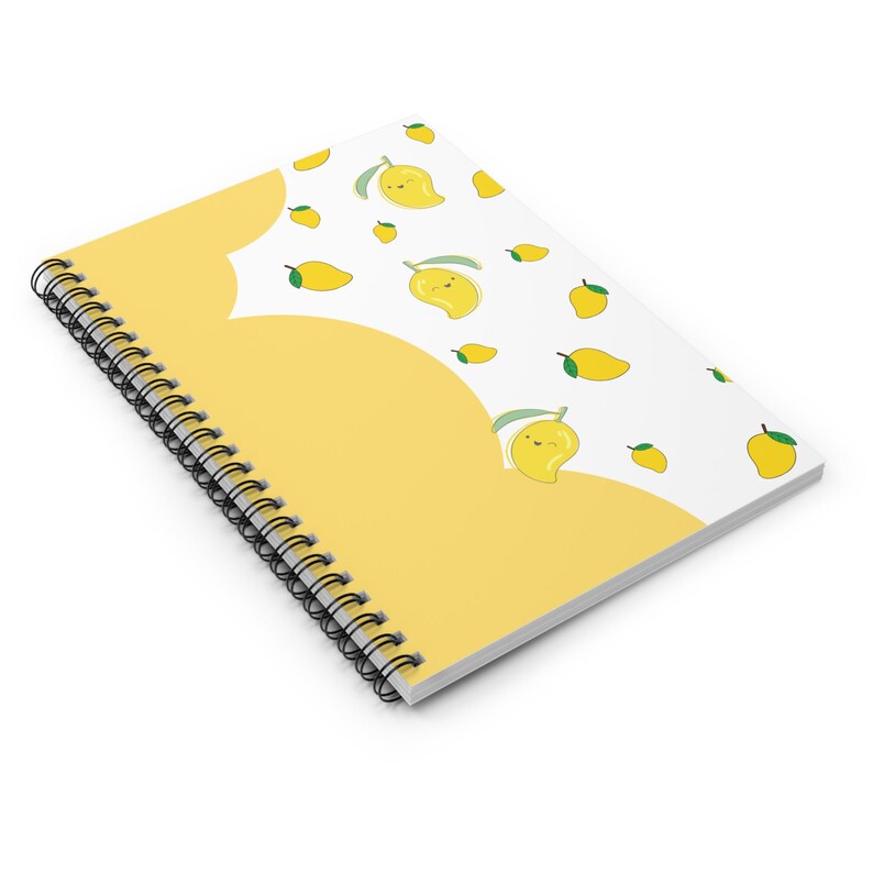 Cute Mango Spiral Notebook - Perfect for Journaling, School, Gifts, or ...