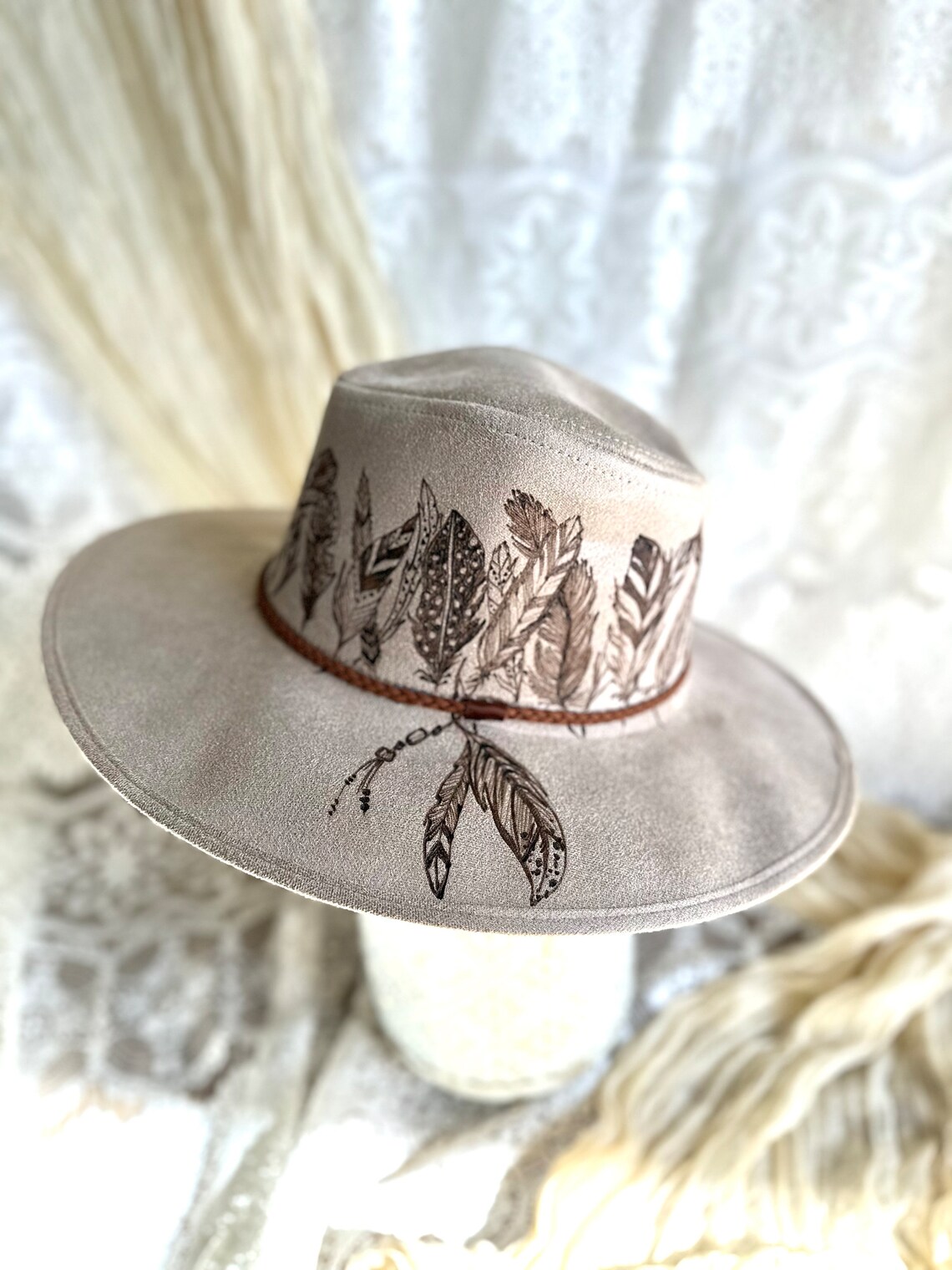 Feather Fedora - Etsy