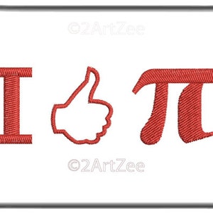 I Like Pi Machine Embroidery Design for Children and Math Lovers and ...