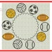Sports Ball Frame Machine Embroidery Design Game Football Soccer ...