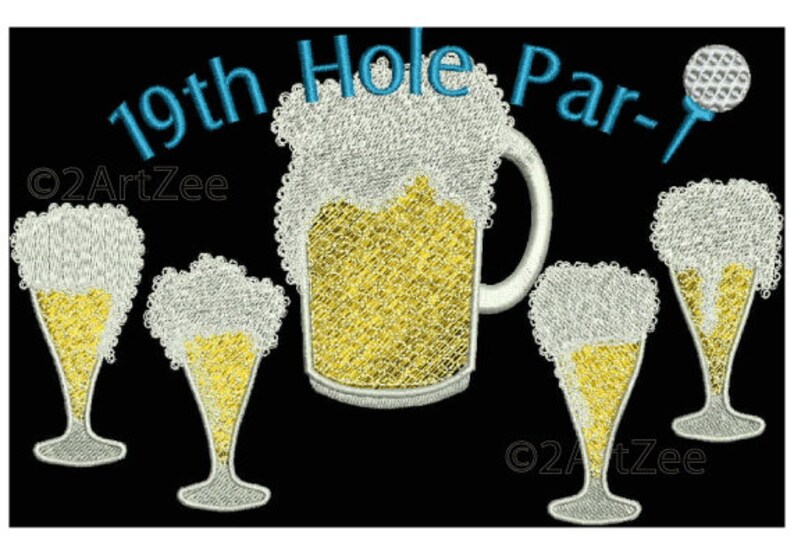 Golf 19th Hole Party With Beer Pitcher and Glasses PAR Golf - Etsy