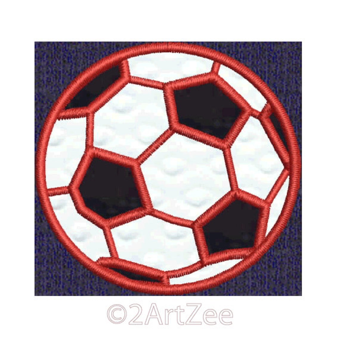 Soccer Applique and Machine Embroidery Design Game | Etsy
