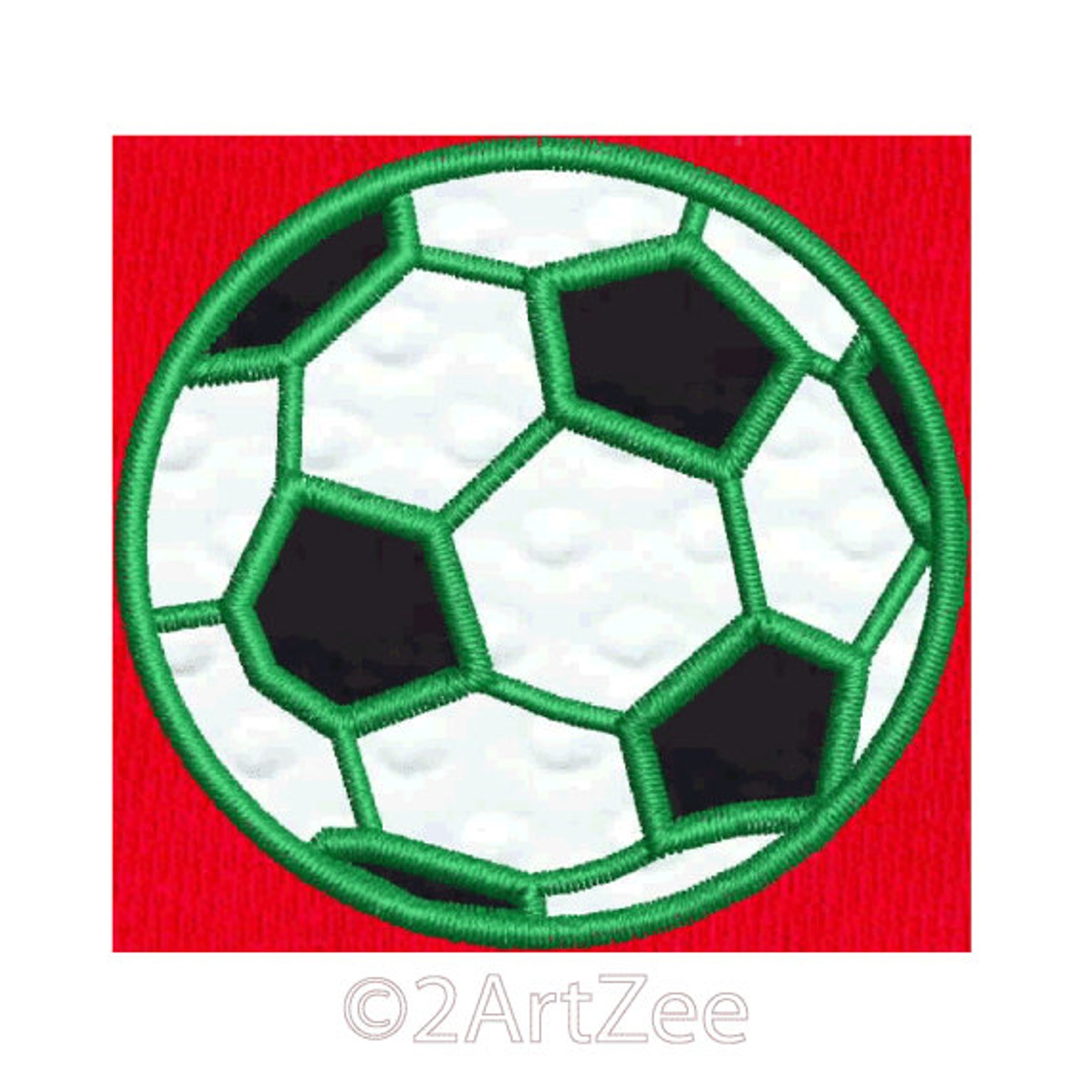 Soccer Applique and Machine Embroidery Design Game | Etsy