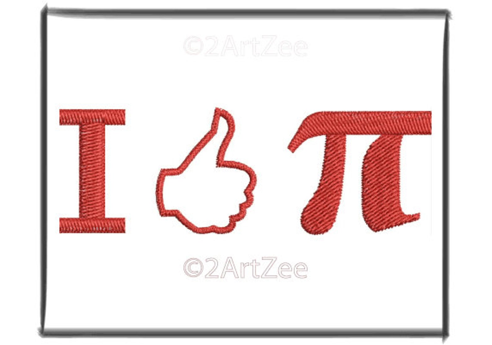 I Like Pi Machine Embroidery Design for Children and Math | Etsy