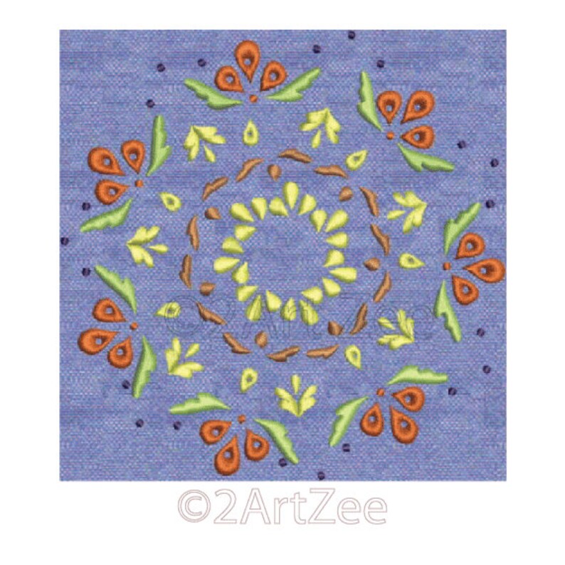 Circular Machine Embroidery Design - Etsy