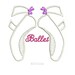 Ballet Shoes Applique Machine Embroidery Design - Etsy