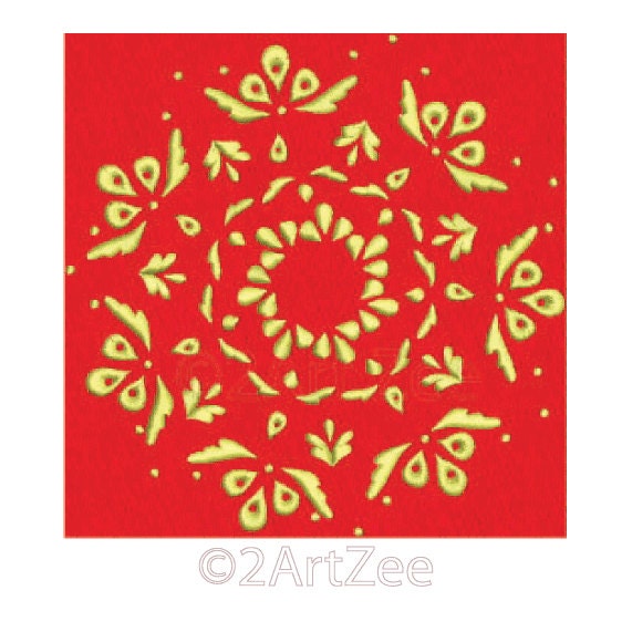 Circular Machine Embroidery Design | Etsy