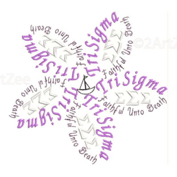 Tri Sigma Embroidery - Etsy