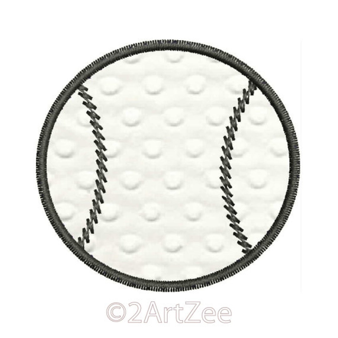Baseball Applique and Machine Embroidery Design Game - Etsy