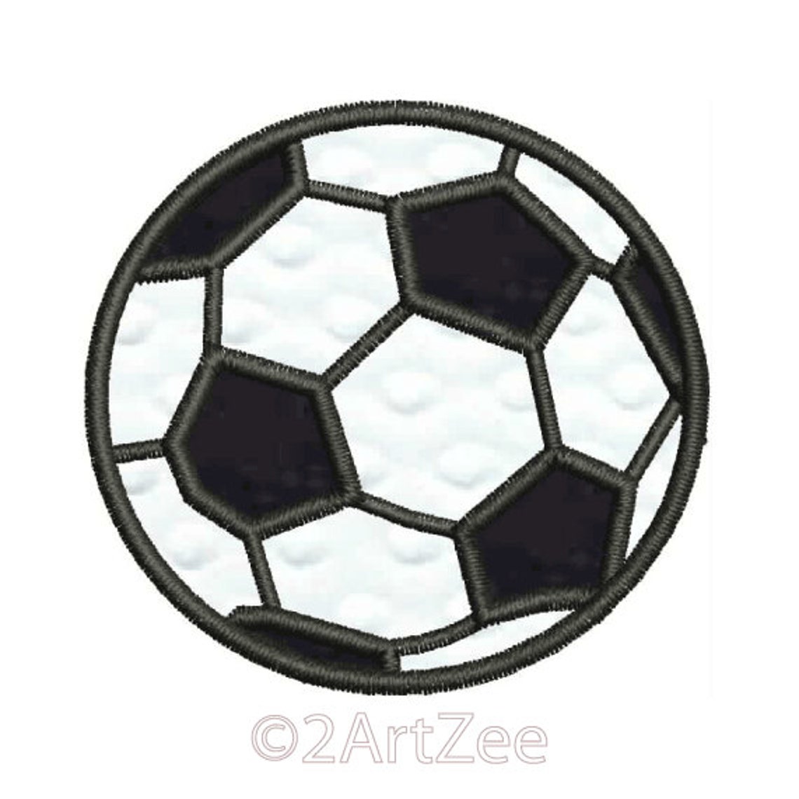 Soccer Applique and Machine Embroidery Design Game | Etsy