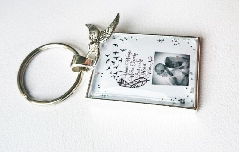 Remembrance Key Ring Your Wings Were Ready but My Heart Was - Etsy UK