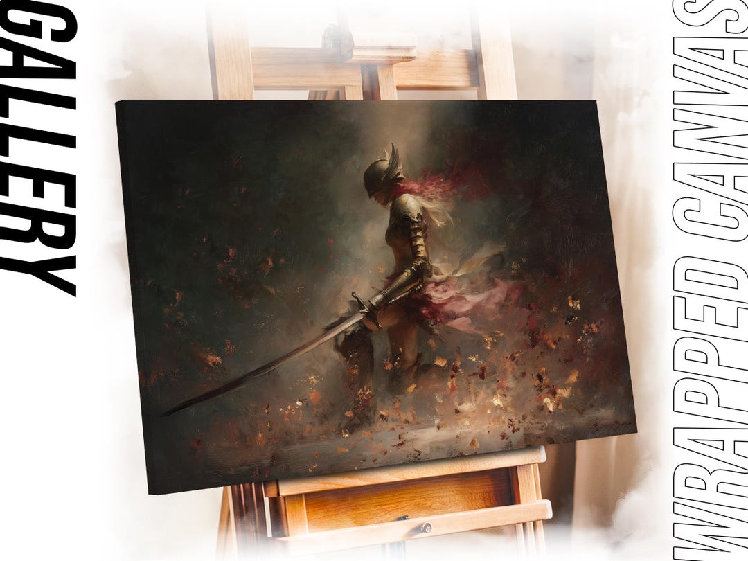Malenia Elden Ring Canvas Print: Dark Fantasy Game Art - Etsy