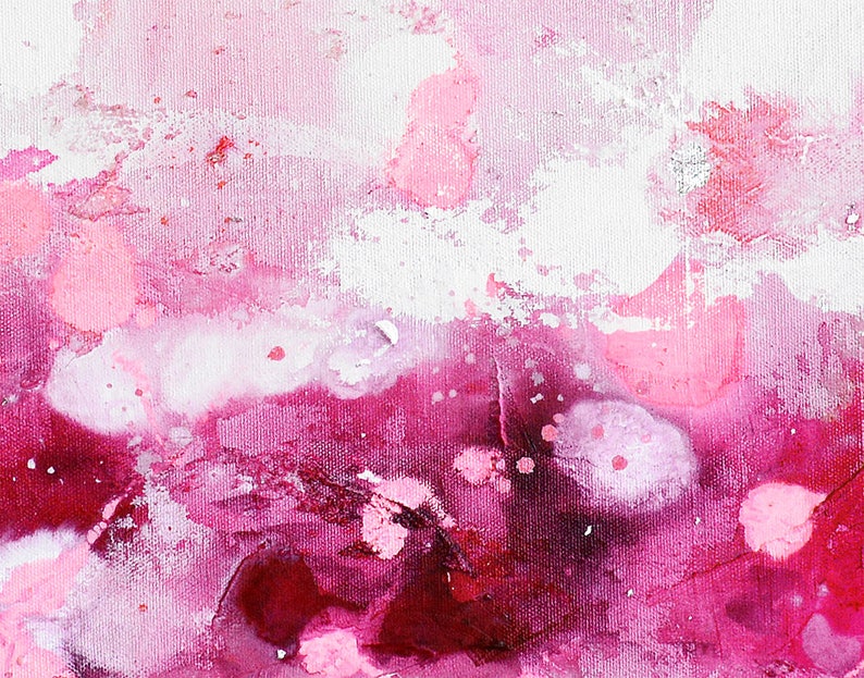 Large Pink Abstract Canvas Wall Art Pink Abstract Print Pink - Etsy Ireland