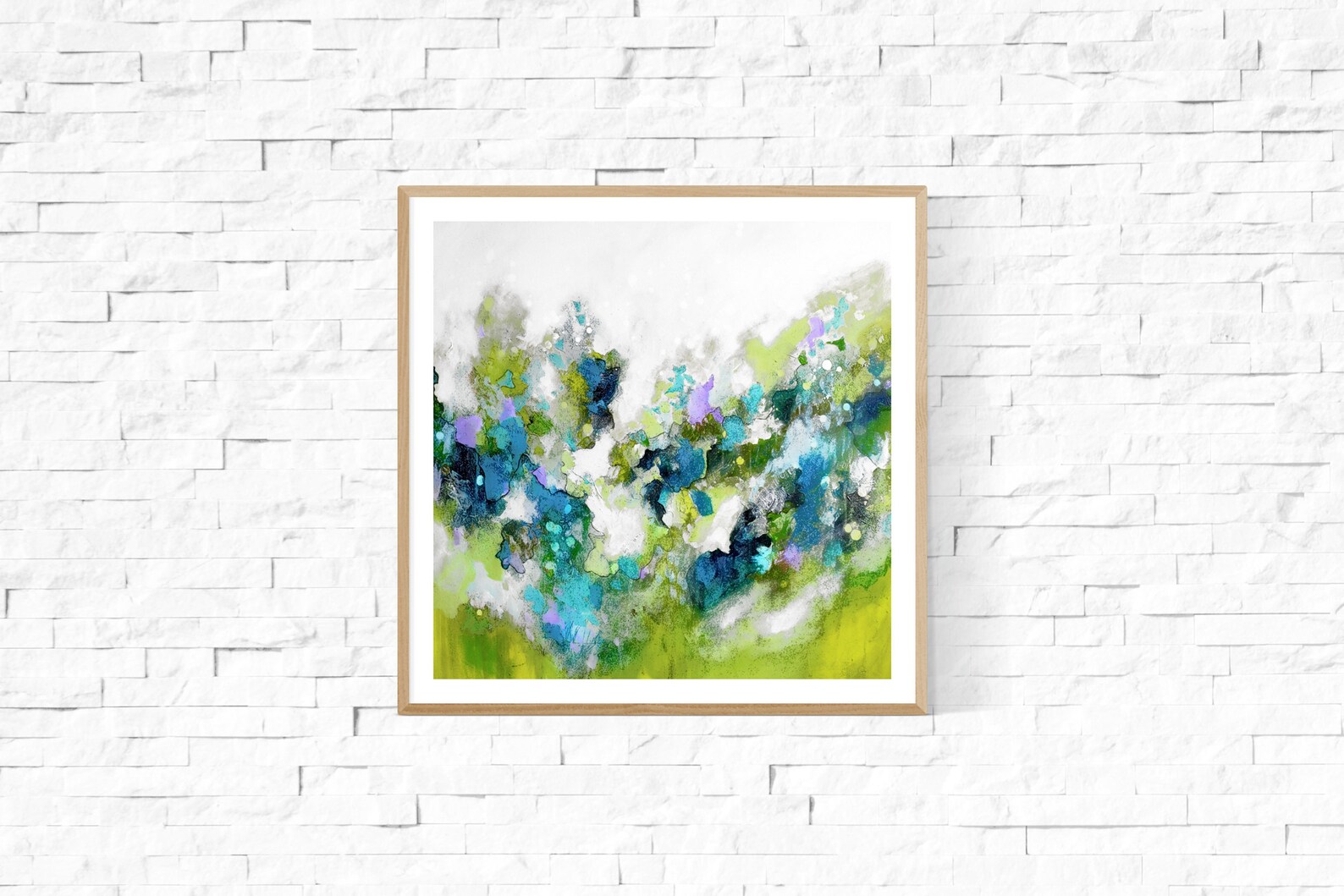 Green Abstract Art Print Abstract Giclee Print on Paper - Etsy