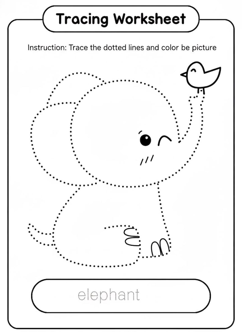 Dot to Dot Printable for Preschool | Fun Connect the Dots & Line ...