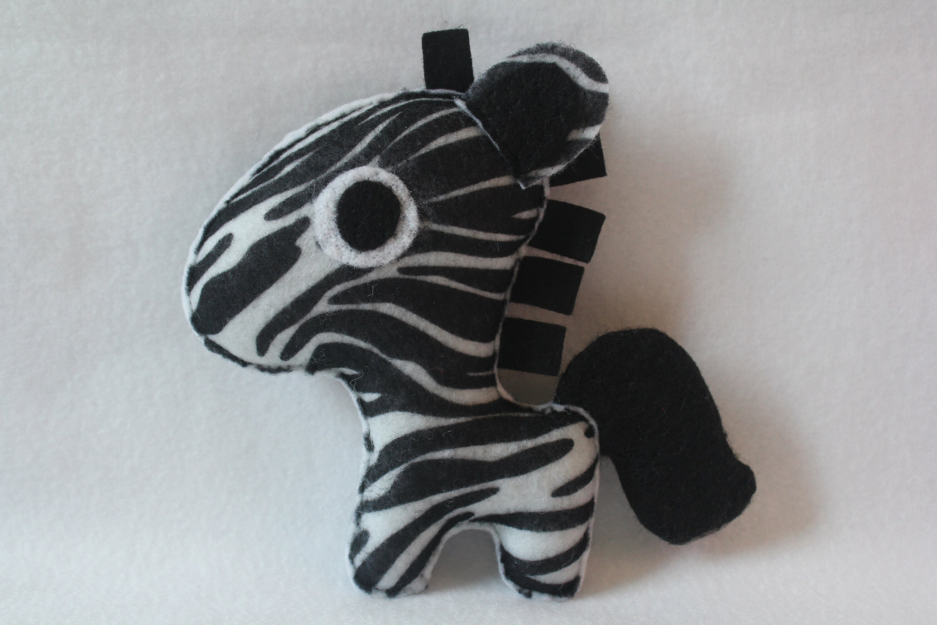 Plush Felt Zebra Set of 1 Felt Zebra Toy Zebra Plush | Etsy India