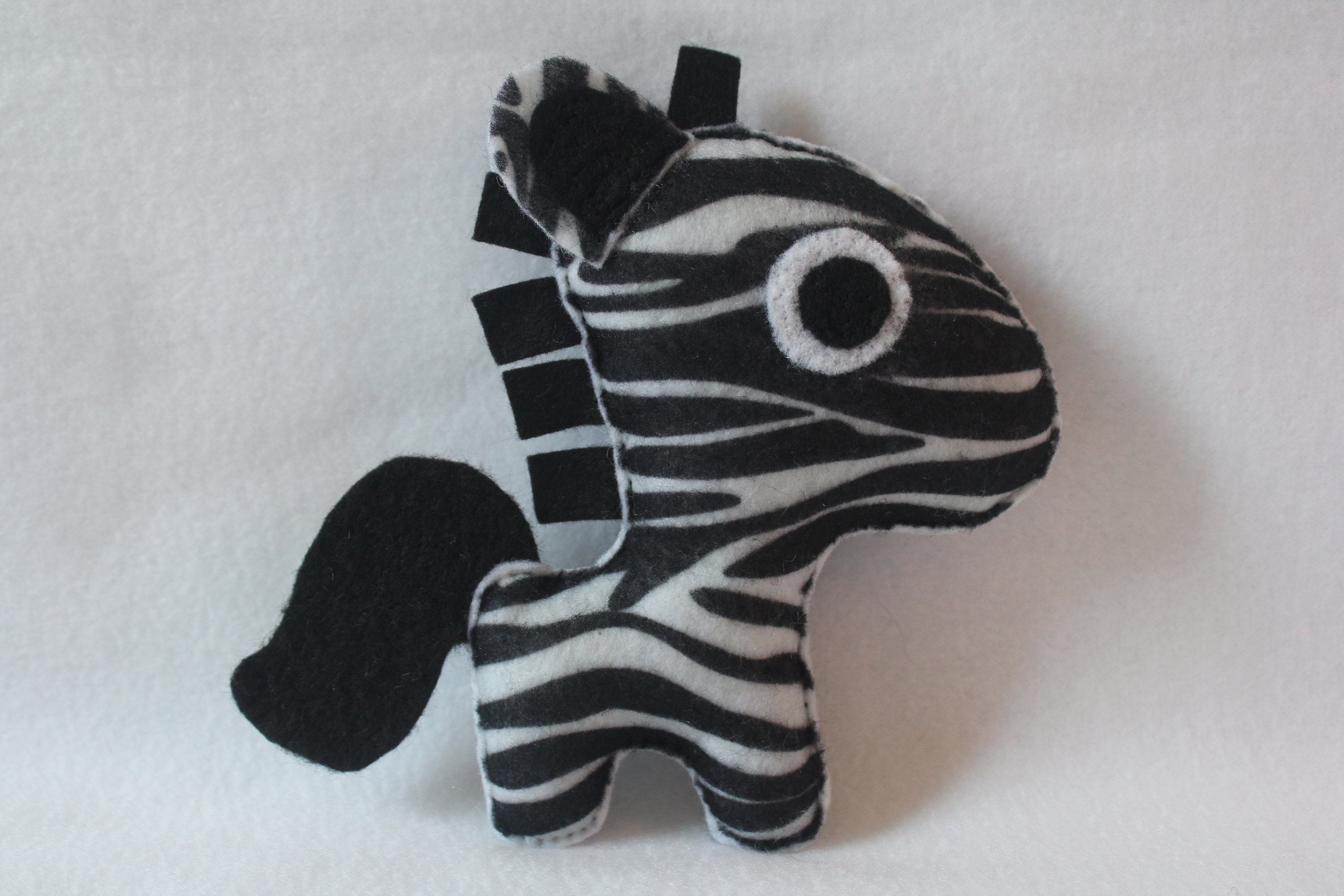 Plush Felt Zebra Set of 1 Felt Zebra Toy Zebra Plush | Etsy India