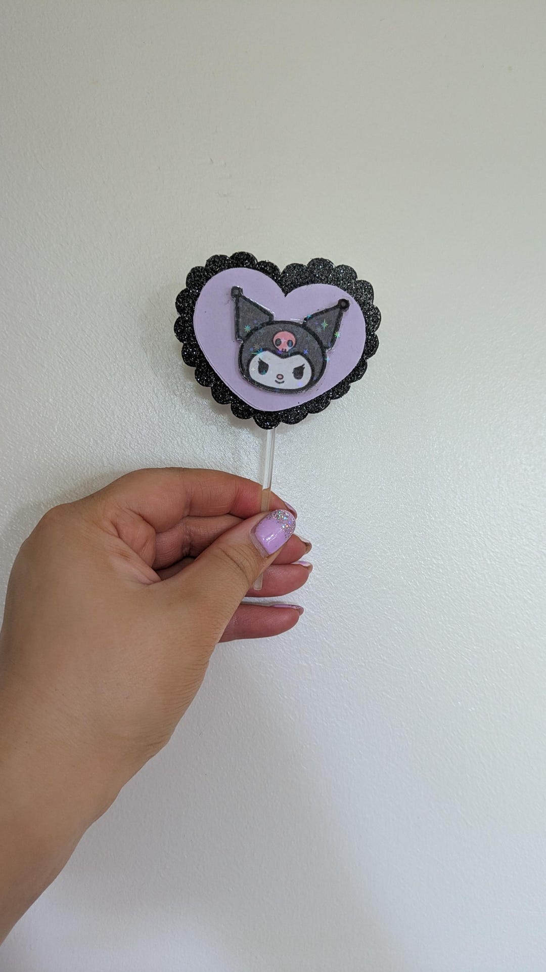 Kuromi Mini Cupcake Topper - Kuromi Sanrio Emo Princess Theme Party ...