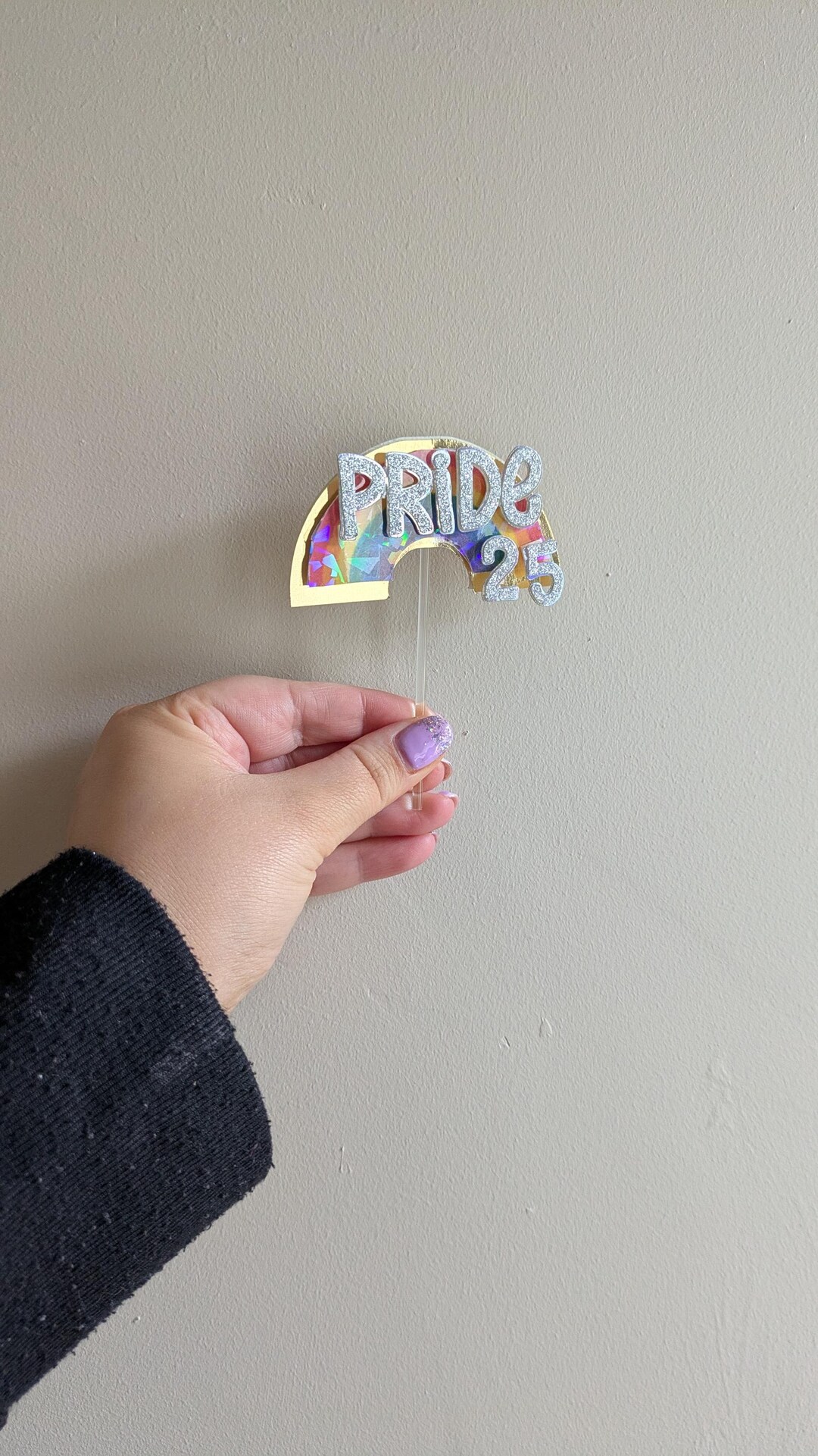 Pride 2025 Cupcake Topper - Rainbow Pride - Etsy
