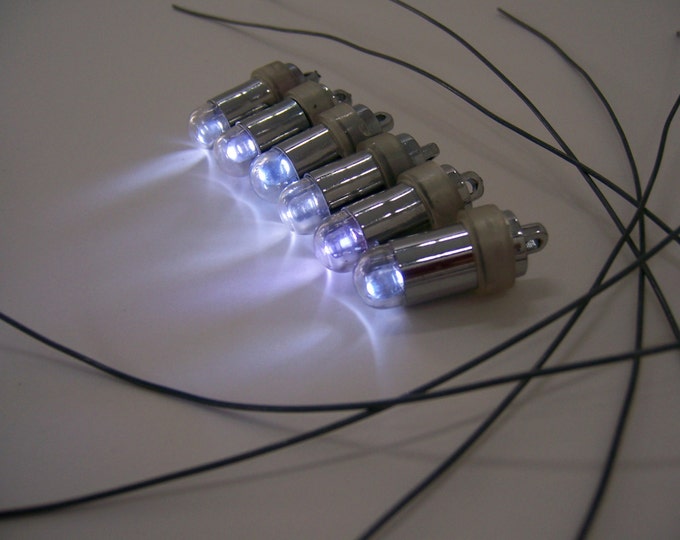 6 Mini LED Lights With Batteries Cordless Lighting Kit for Wine Bottle ...