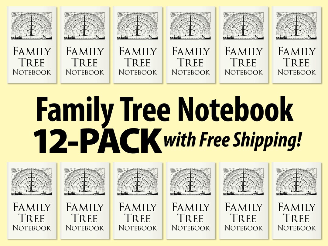 12 Family Tree Notebooks Ancestry Genealogy Christmas Gifts Mother ...