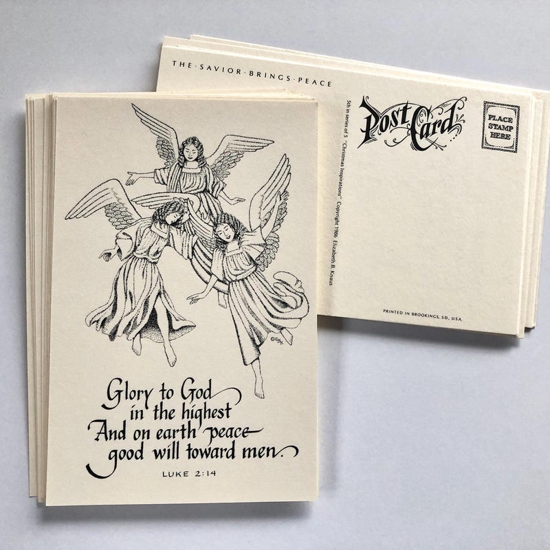 Angel Postcards - Etsy