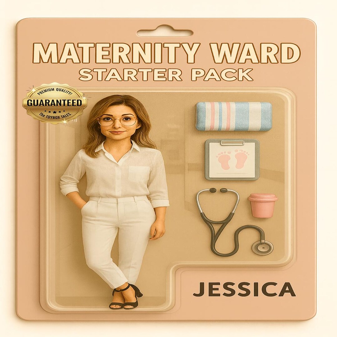 Custom Starter Pack Doll: Personalized Toy Box Caricature - Nurse Gift ...