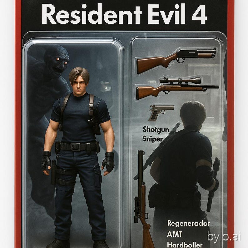 Regenerator Resident Evil 4 Action Figure Shooting His Own Parasites - Etsy