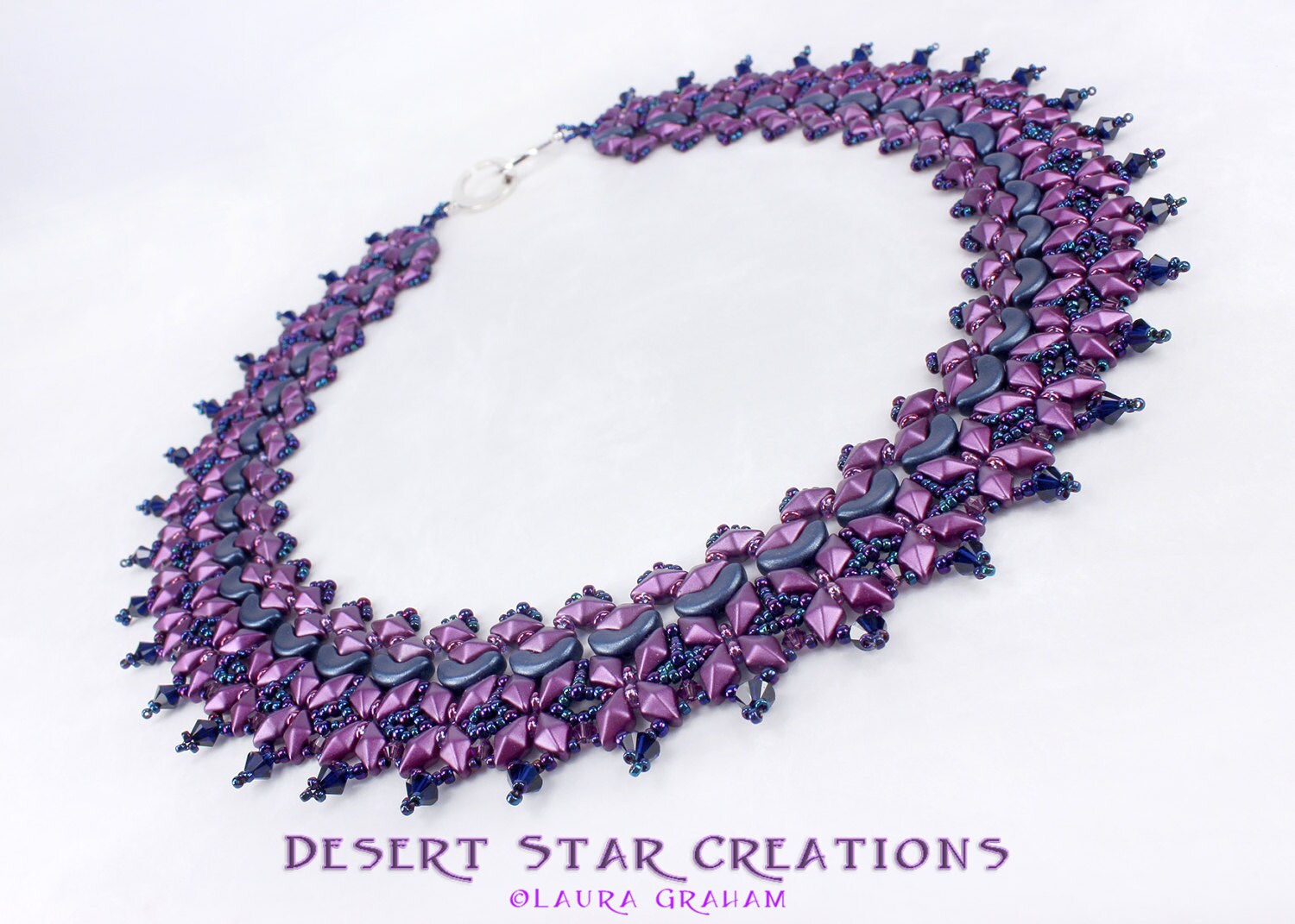 Knights Armor Collar Necklace Tutorial Two Hole Czech - Etsy